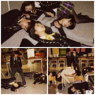 God of Study cast plays dead | allkpop