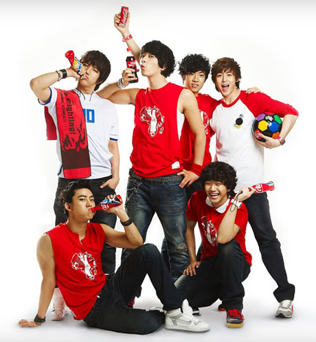 2PM performs at World Cup trophy tour promotional event | allkpop