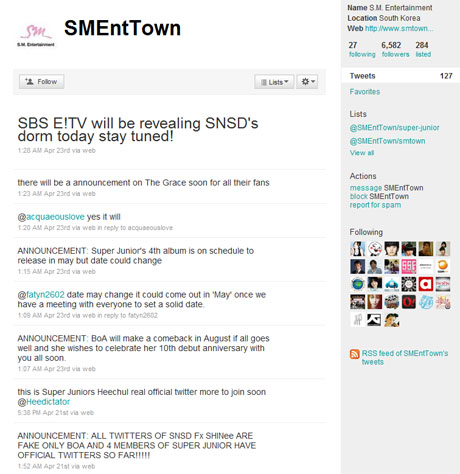 SM Entertainment does not have a Twitter | allkpop
