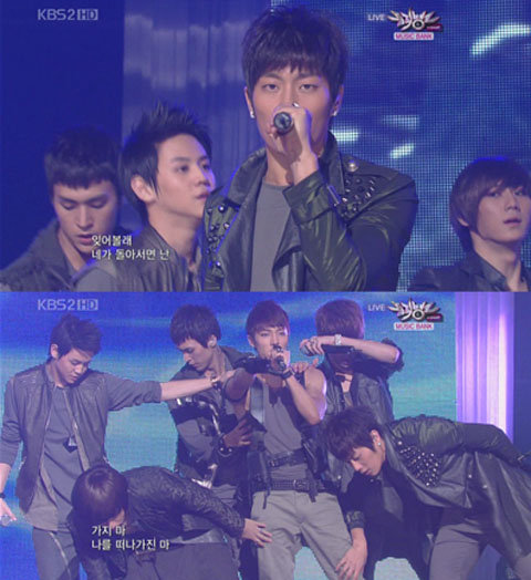 B2ST says goodbye on Music Bank | allkpop