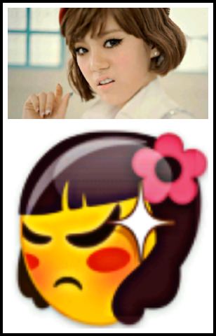 After School's Lizzy looks like a chat emoticon? | allkpop