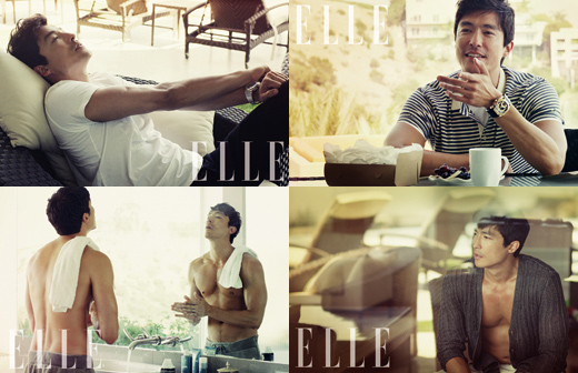 Daniel Henney goes casual for 'ELLE' magazine | allkpop
