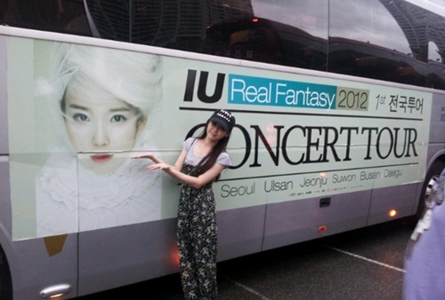 IU shows off her new tour bus for her nationwide tour | allkpop
