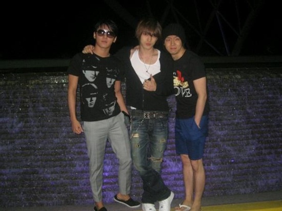 JYJ's Jaejoong shares a past photo of the three JYJ members | allkpop