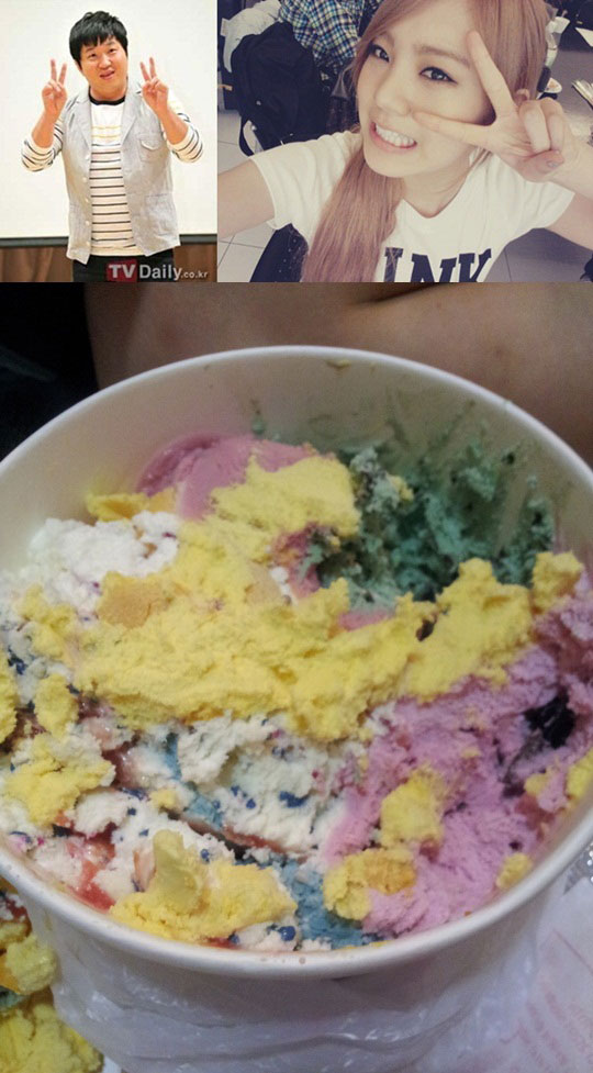 Comedian Jung Hyung Don buys ice cream for After School's Lizzy | allkpop