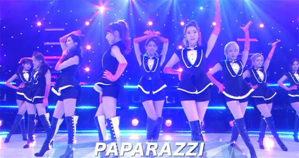 Girls' Generation performs "Paparazzi" on Music Station | allkpop