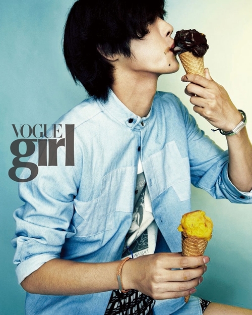 CROSS GENE's Takuya models for 'Vogue Girl' | allkpop