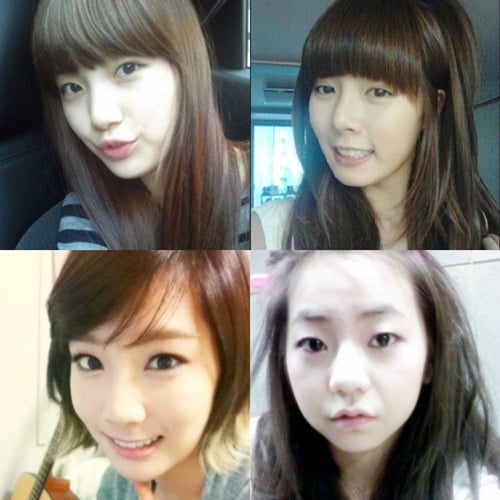 HyunA, Suzy, Taeyeon, and Sohee chosen for an ideal female 'F4' group ...