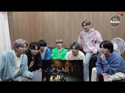 BTS react to their 'Black Swan' MV | allkpop