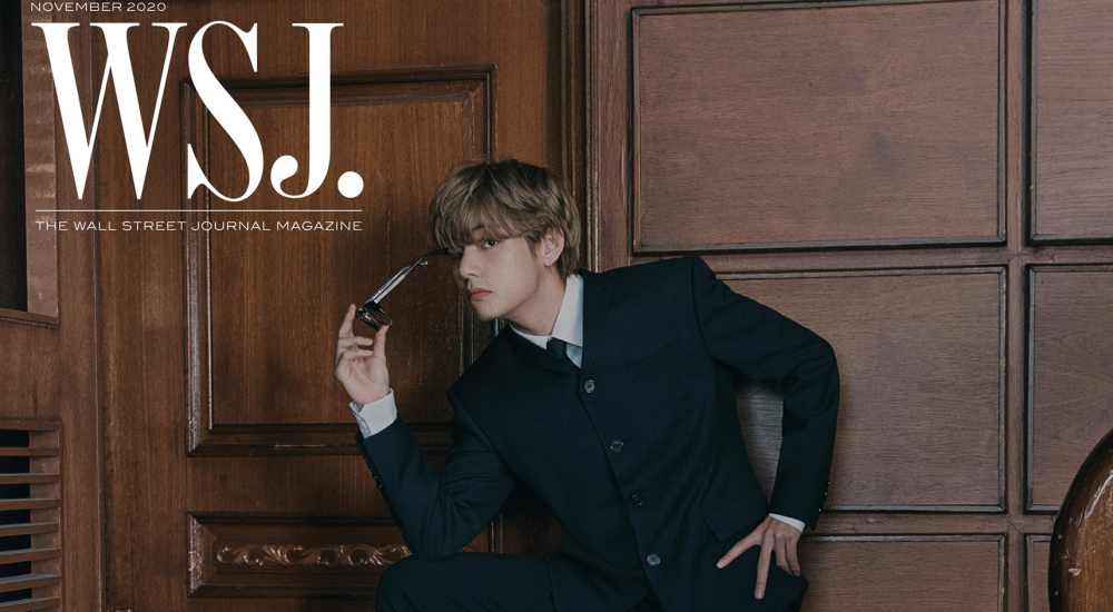 V Becomes First BTS Member to Reach This Milestone With His WSJ Magazine Solo Cover | allkpop
