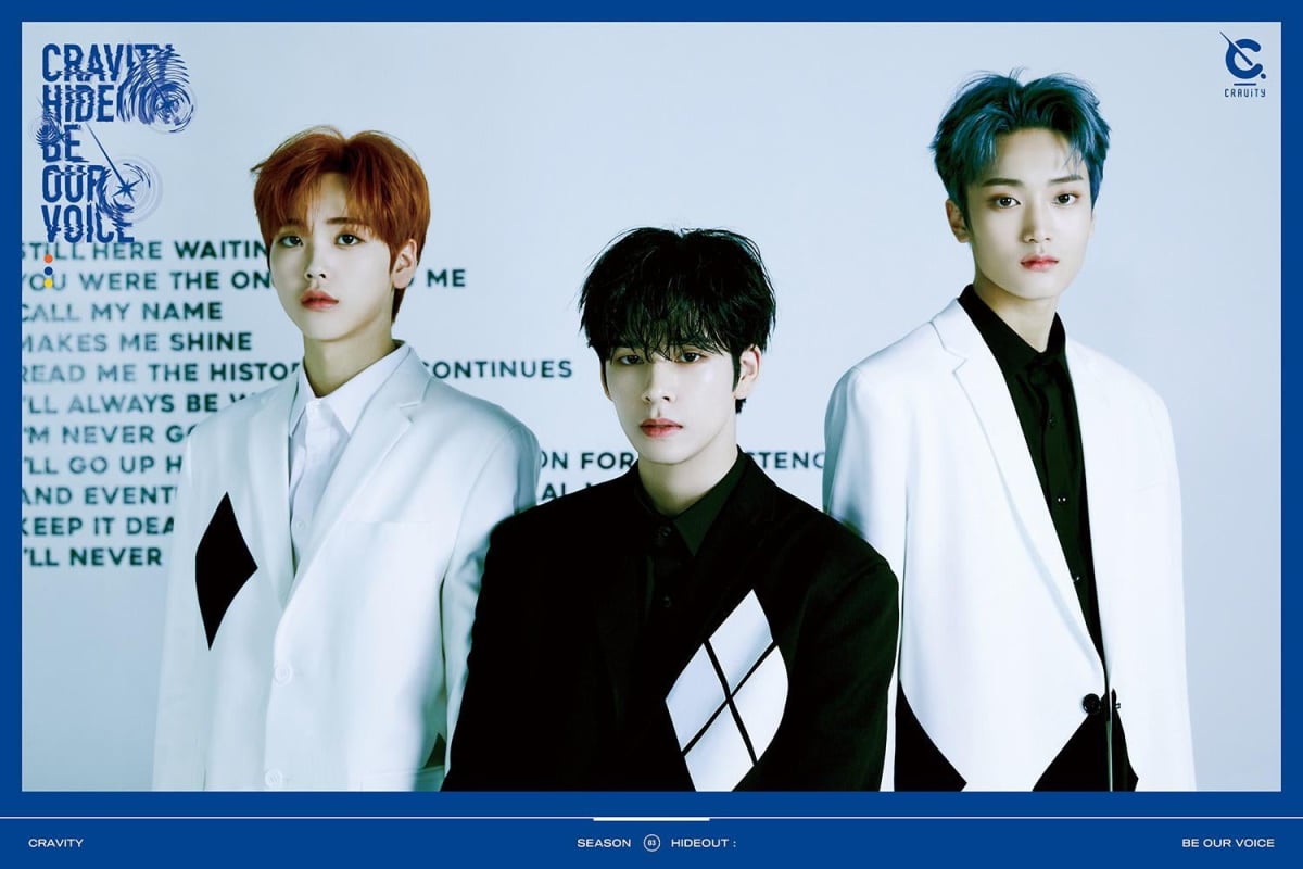 CRAVITY reveal unit & group concept photos for 'Season 3. Hideout: Be ...