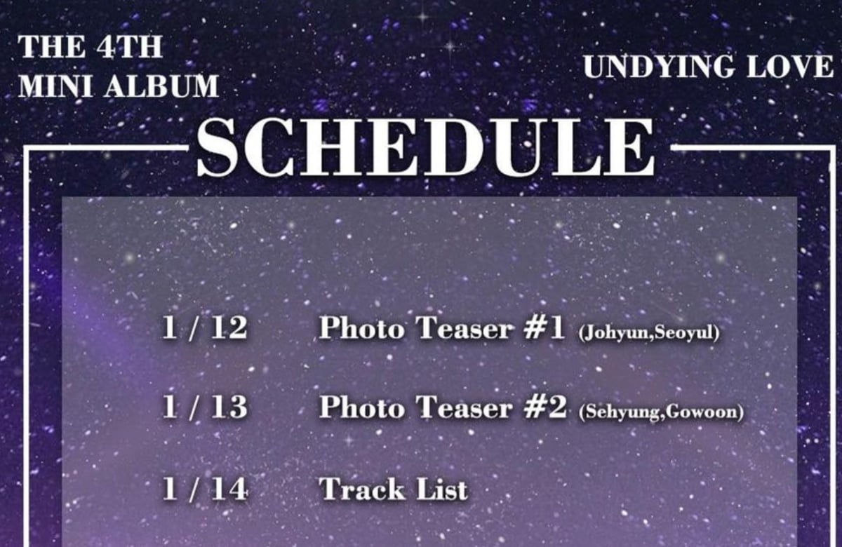 Berry Good unveils teaser schedule for 4th mini album 'Undying Love ...