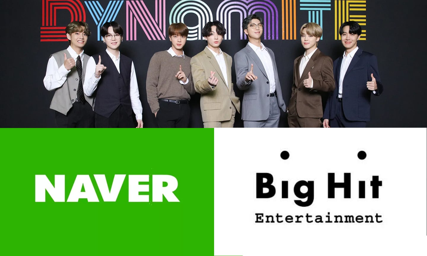 Naver reportedly investing a stake in Big Hit Entertainment to begin a ...