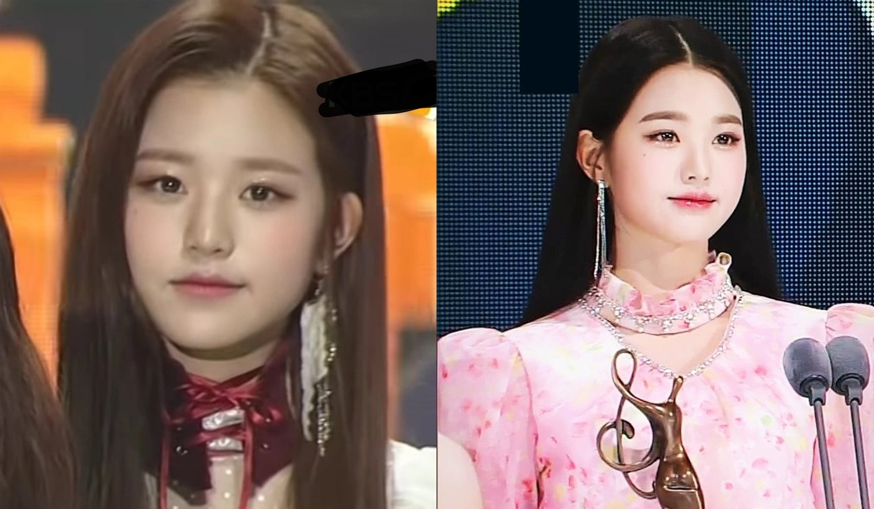 Netizens compare how much IZ*ONE's Jang Won Young changed in two years ...