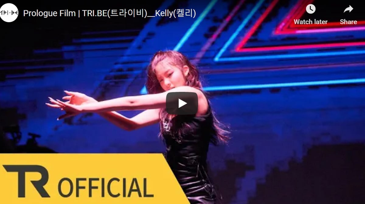 TRI.BE's Kelly shows her moves in prologue film | allkpop