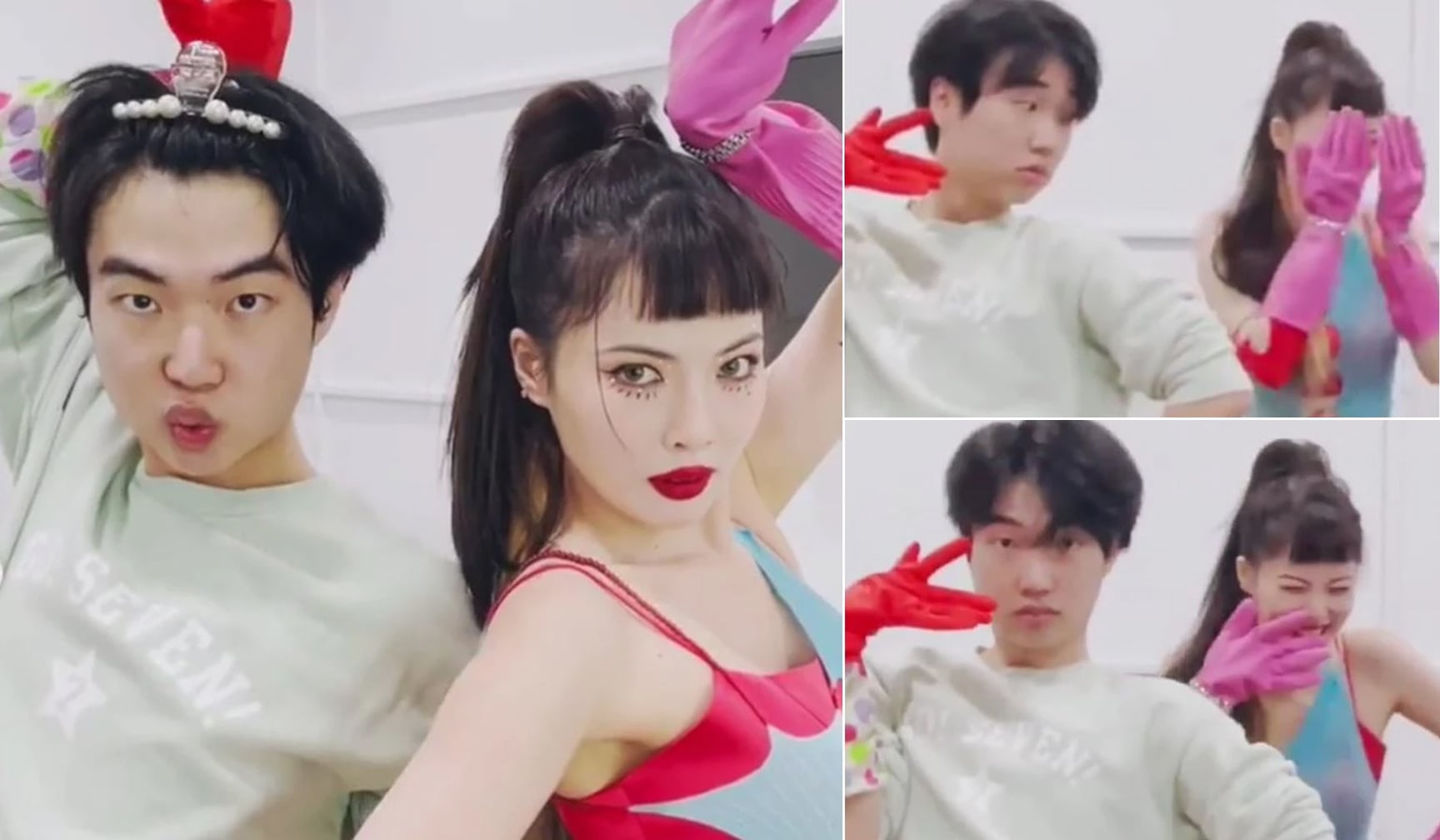 HyunA uploads a dance video of "I'm Not Cool" with a viral YouTuber ...