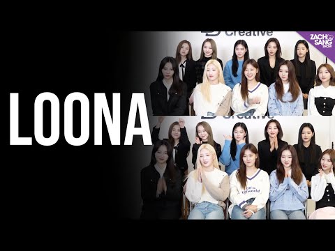 LOONA stop by virtually for their first ever interview with the 'Zach ...