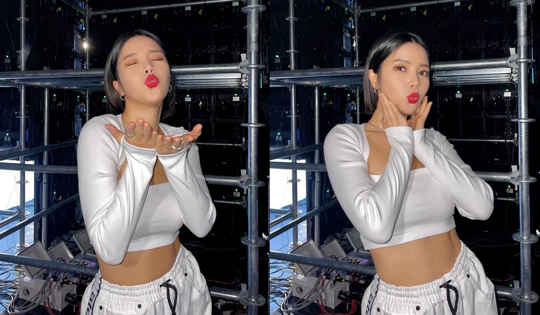 MAMAMOO's Solar shows her glamorous fit body | allkpop