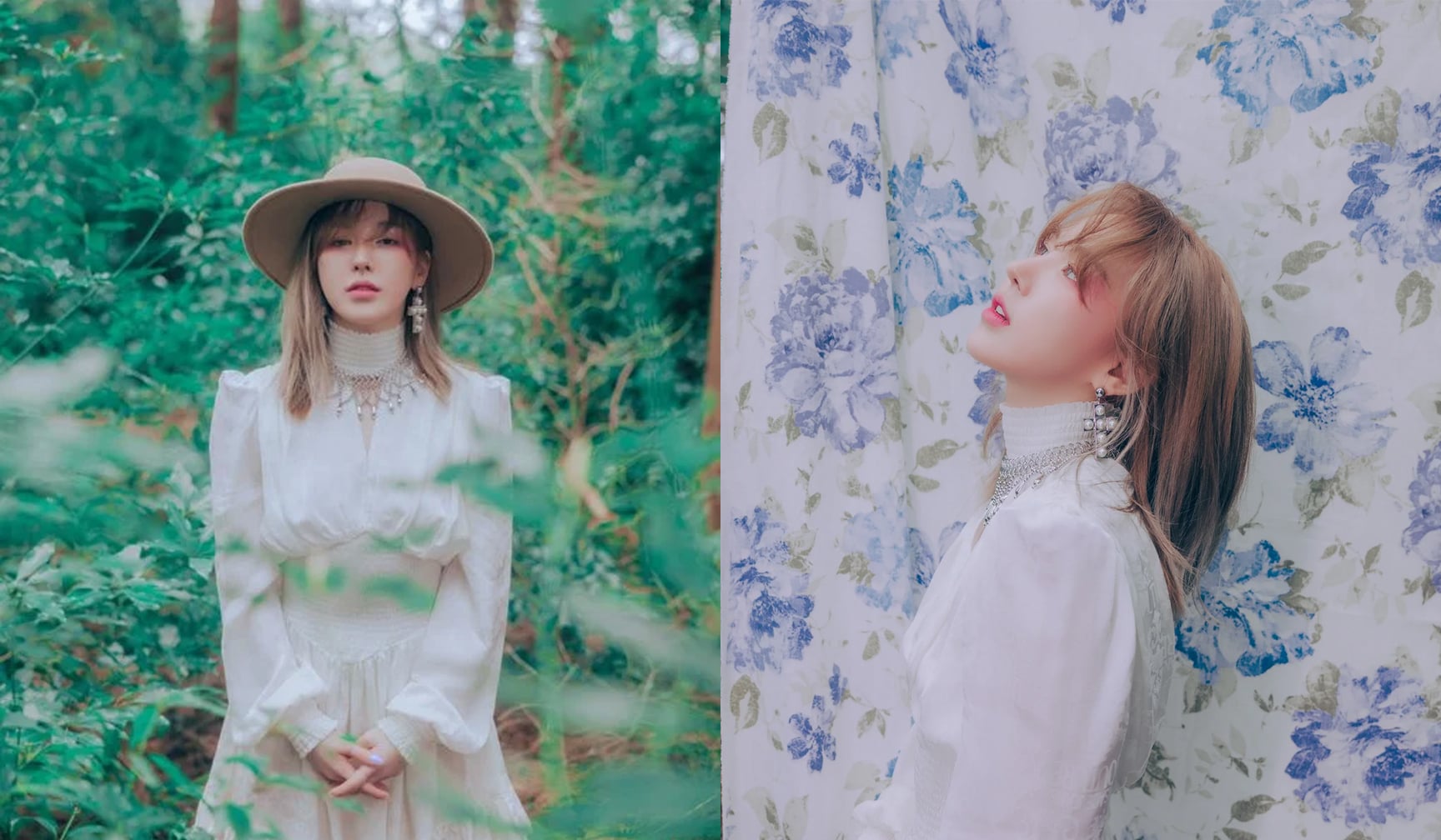 Red Velvet's Wendy looks dazzling in the forest in the third set of ...