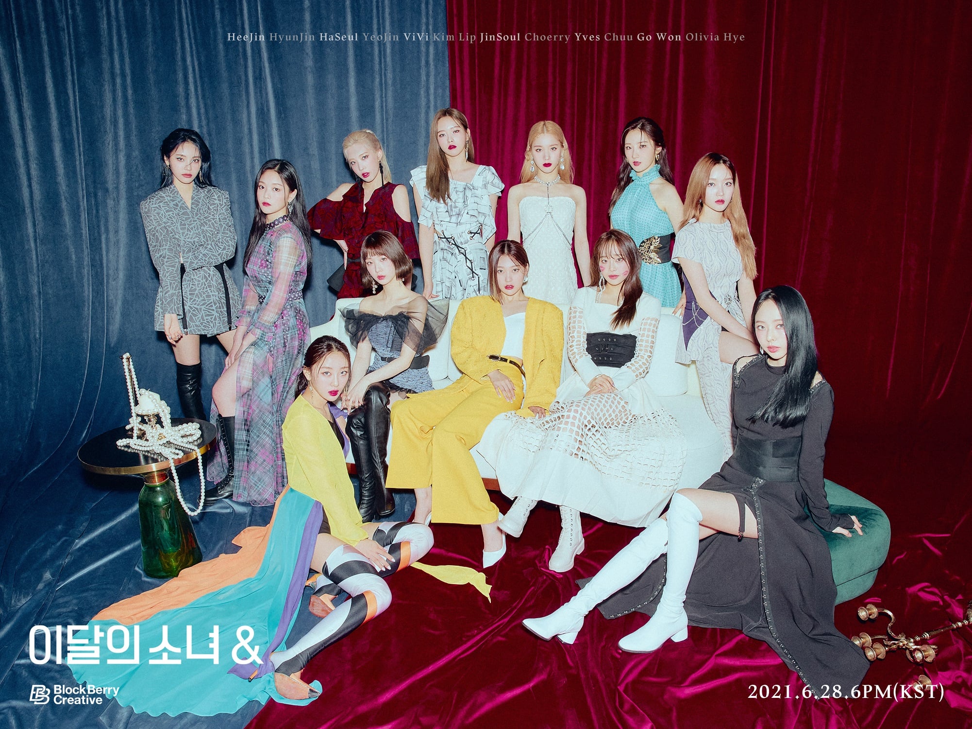 LOONA members radiate their alluring charms in the third group concept ...