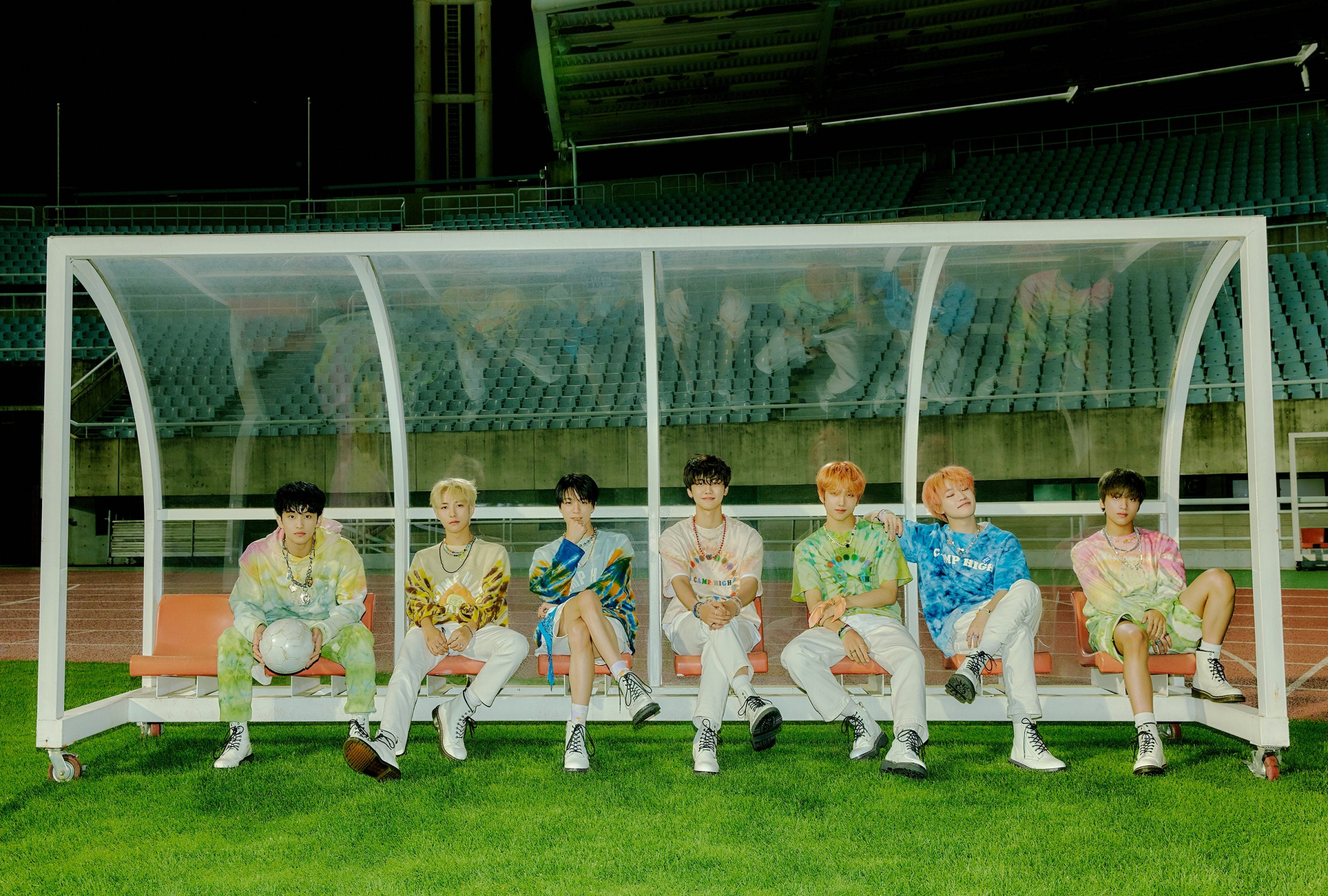 NCT Dream enjoys a day of sports at a stadium in the new teaser photos ...