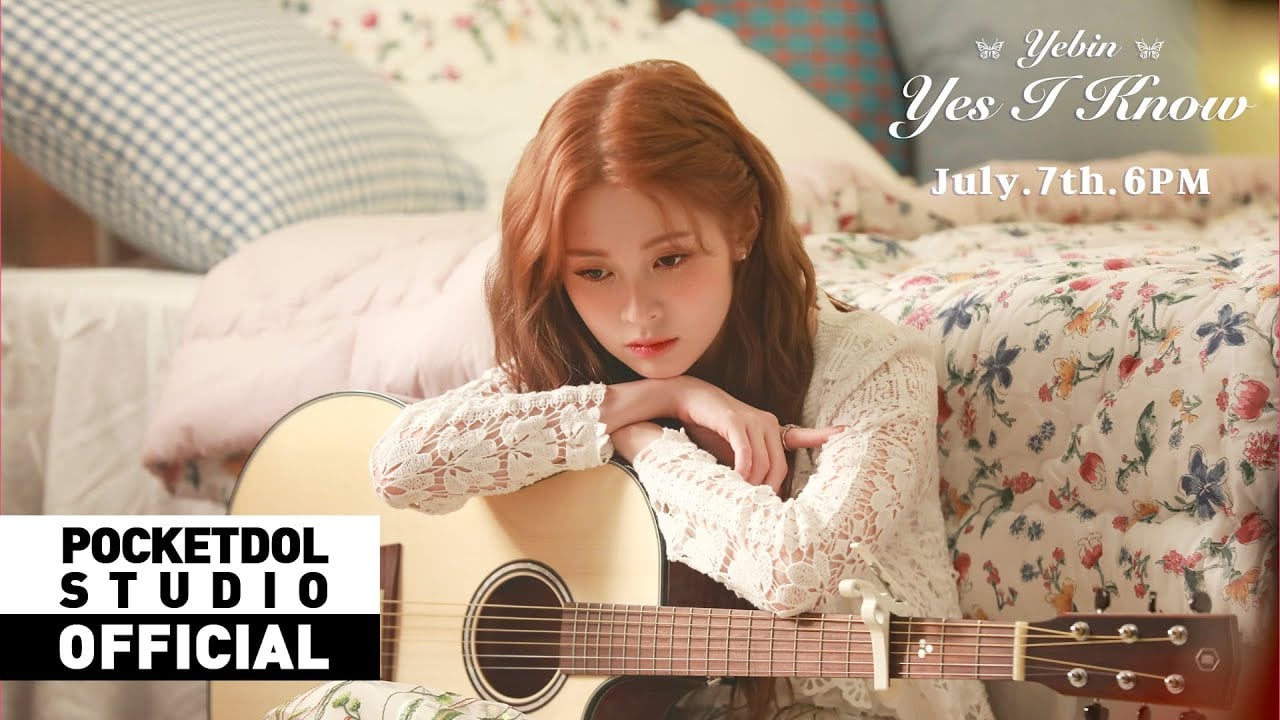 DIA's Yebin strums her guitar in 'Yes I Know' live teaser video | allkpop