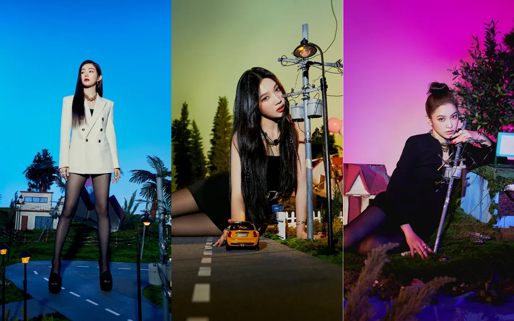 Red Velvet's Joy, Yeri and Irene invade a miniature town in the new ...