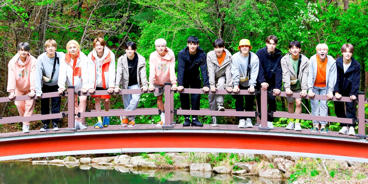 Seventeen say hello to fans from their special nature getaway in ...