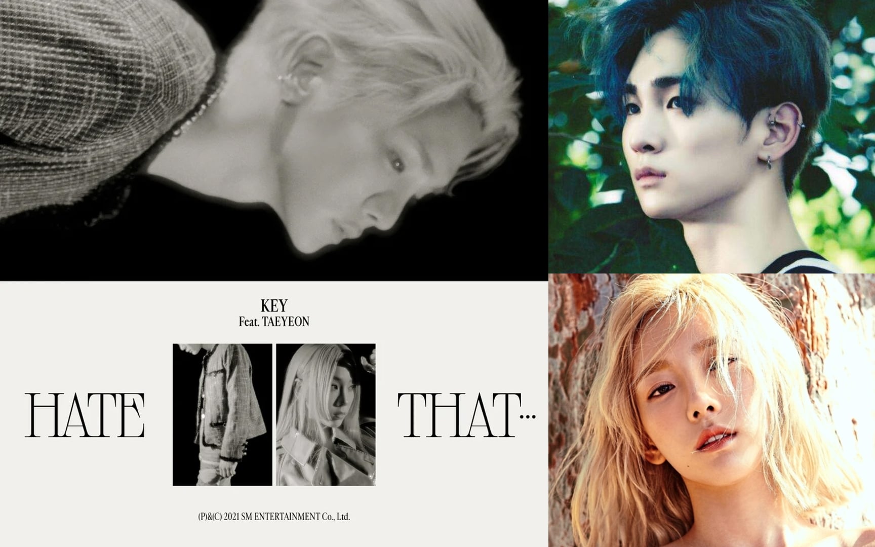 SHINee's Key drops new teaser poster with Taeyeon, the featuring artist ...