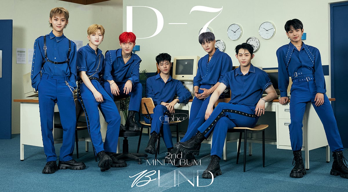 Check out the full tracklist for rookie boy group Ciipher's comeback mini album 'Blind' | allkpop
