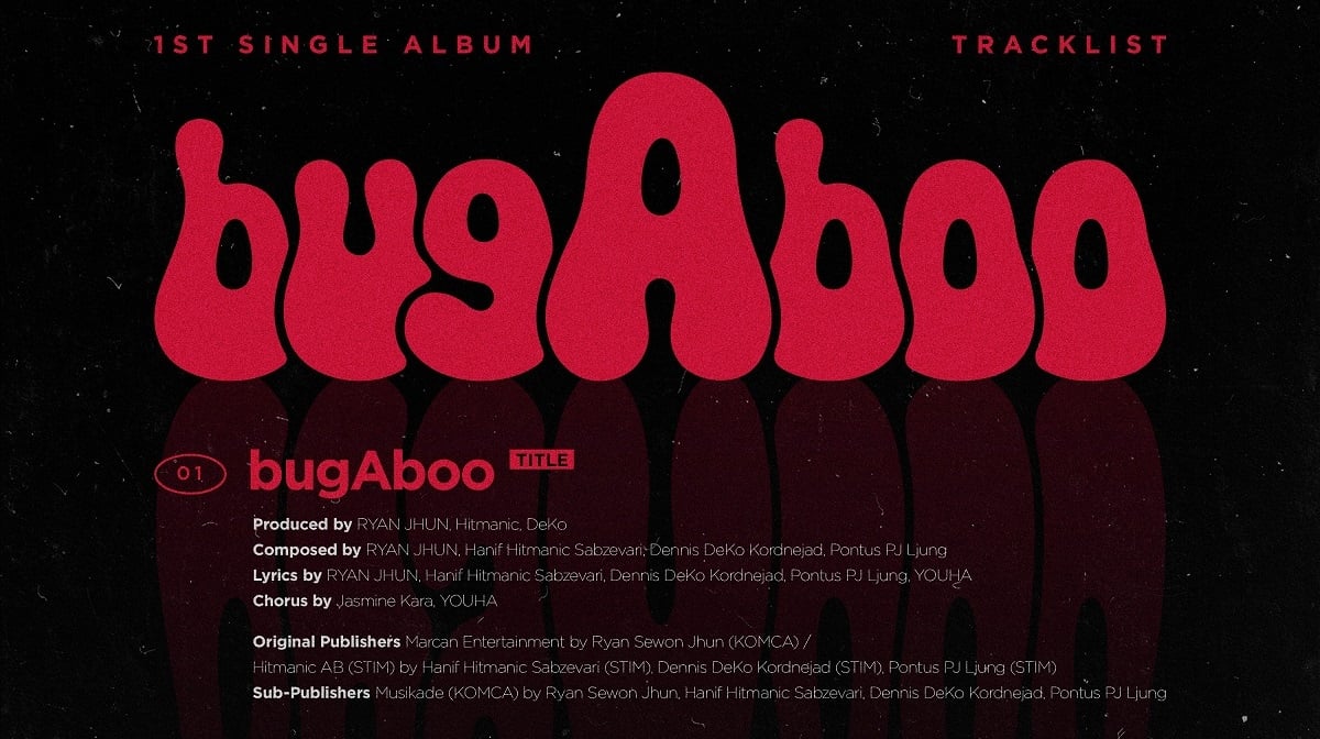 bugAboo unveil the track list for upcoming debut single album 'bugAboo ...