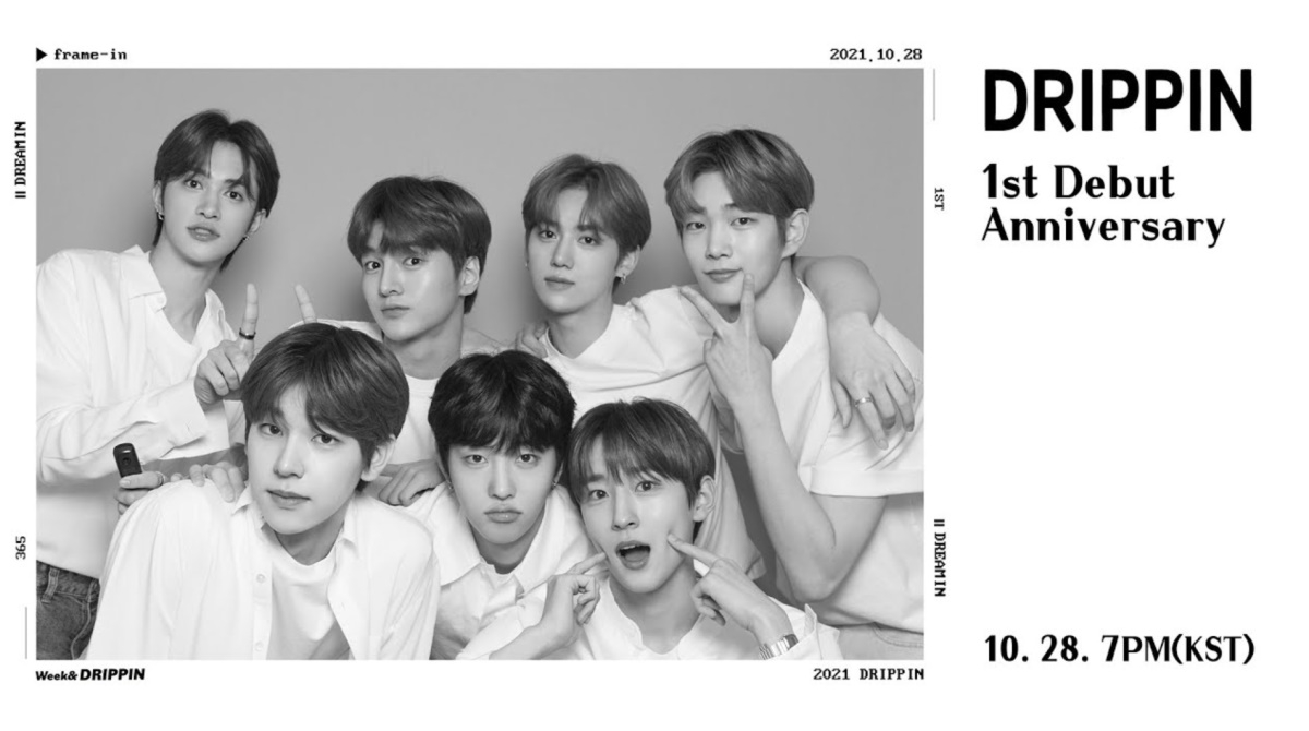 DRIPPIN to celebrate 1st anniversary since debut with YouTube live ...