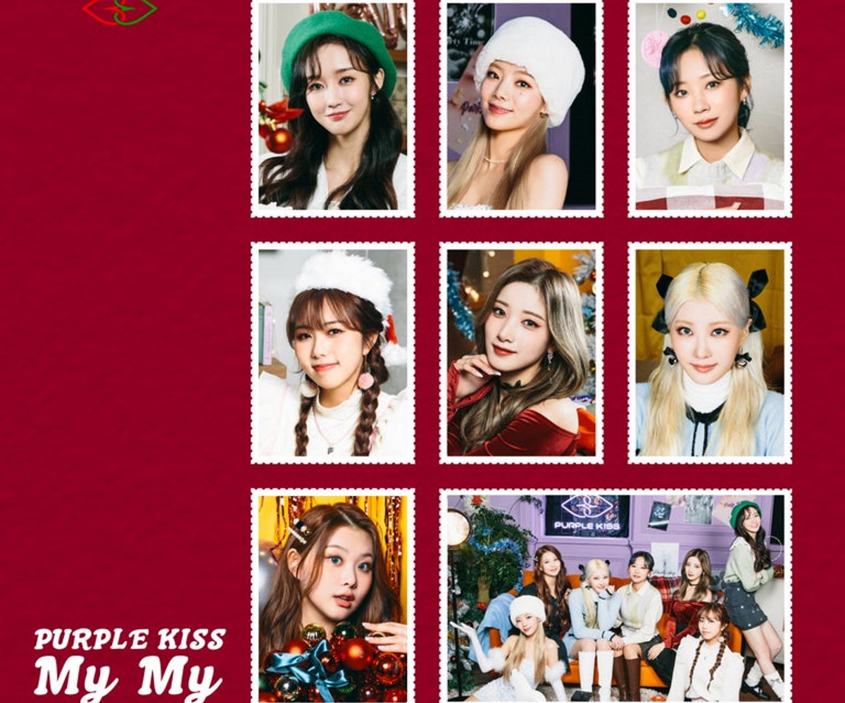 PURPLE K!SS tease upcoming holiday single 'My My' | allkpop