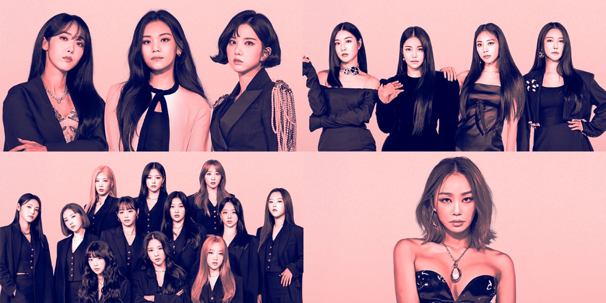 Mnet drops teaser posters of the 6 competing artists on 'Queendom ...