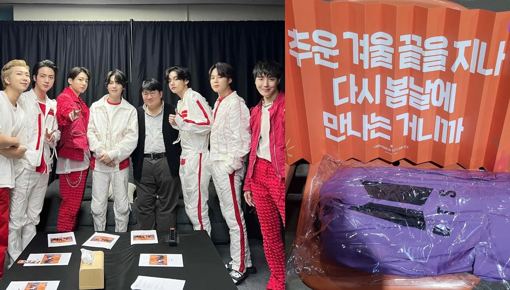 Bang PD snaps a photo with BTS after wrapping up 'Permission To Dance ...