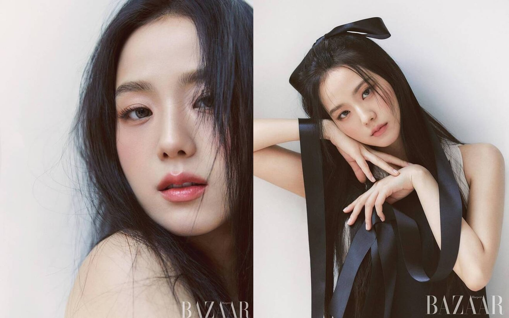 BLACKPINK's Jisoo unveils her flawless doll-like beauty in Harper's Bazaar Korea pictorial | allkpop