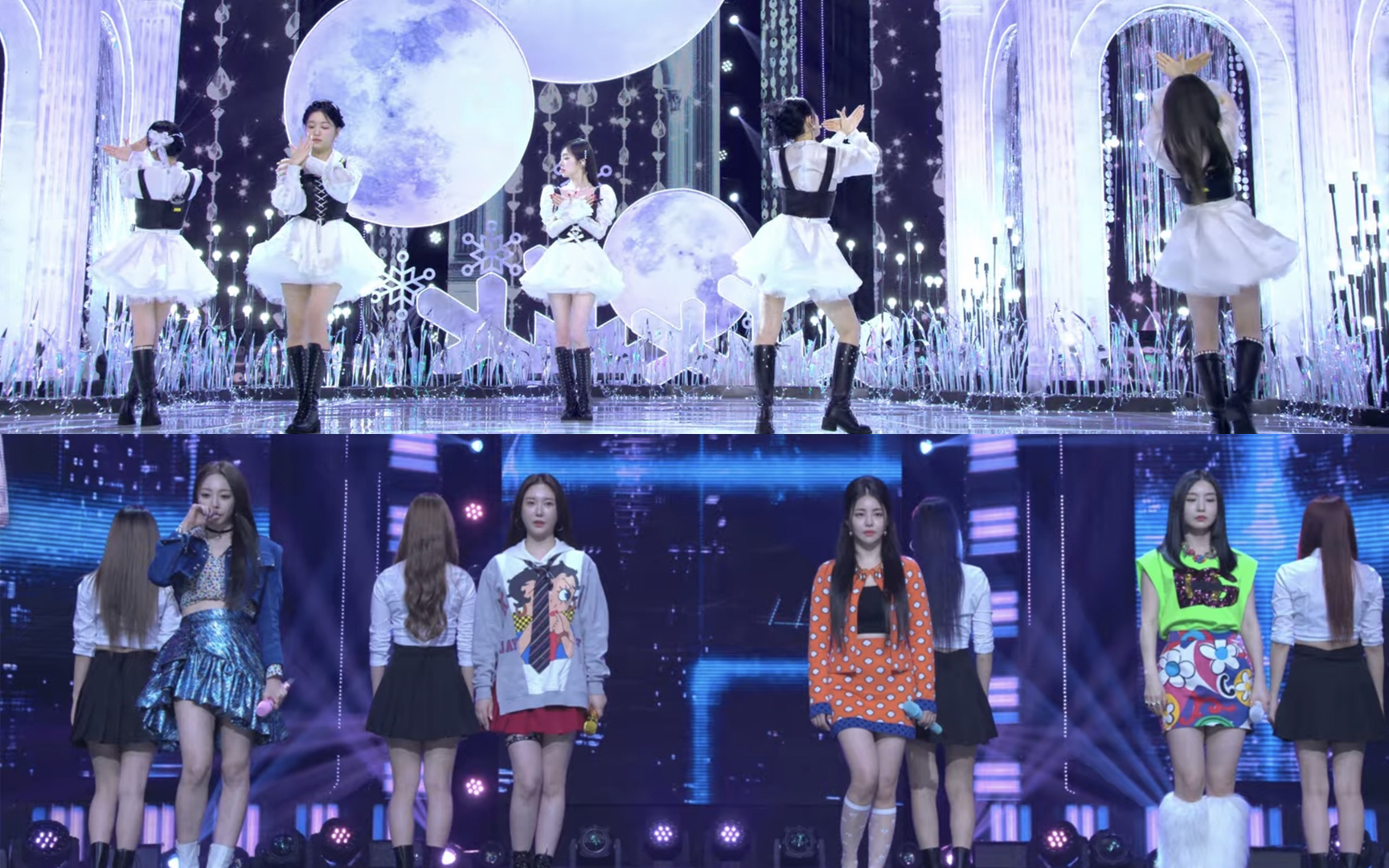 Netizens see a vast difference between music program stages of groups ...