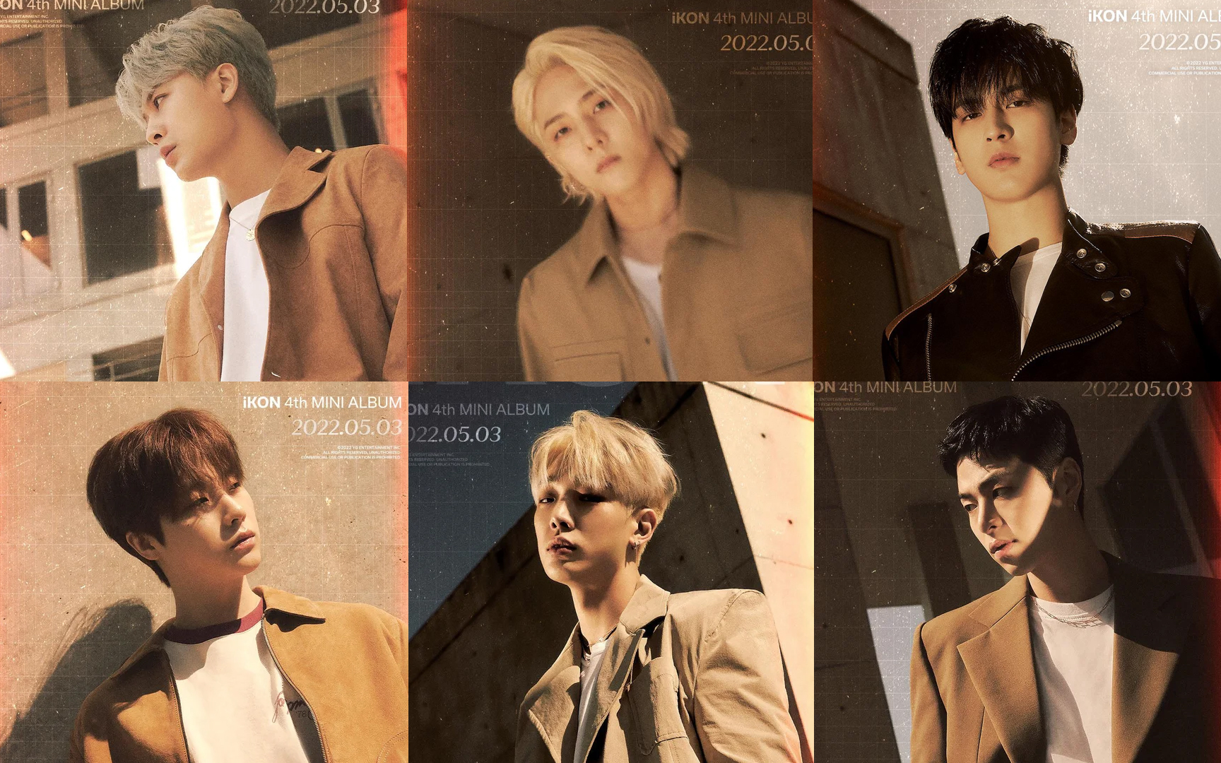 iKON members display their individual charisma in the latest concept ...