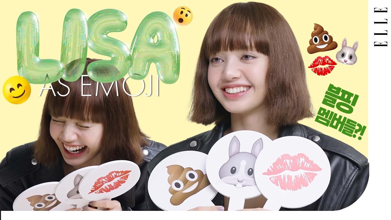 Lisa describes her BLACKPINK members in emojis for 'ELLE KOREA ...
