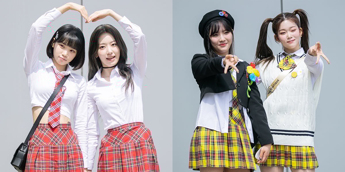 Billlie's Sua & Tsuki, LE SSERAFIM's Sakura & Chaewon spotted attending ...