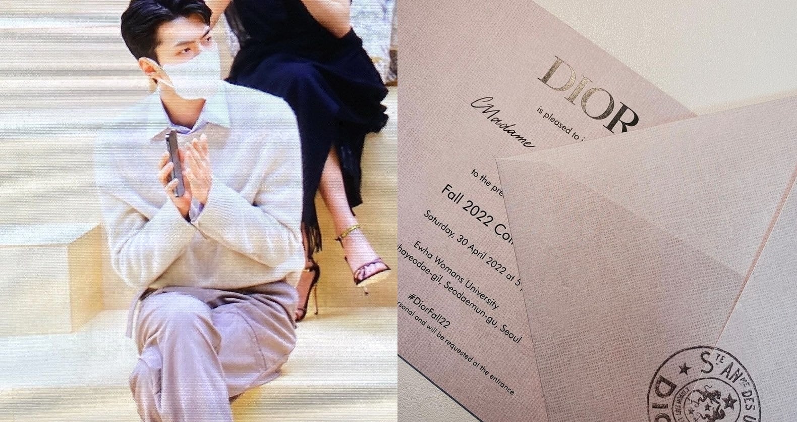 EXO Sehun's fansite master gets a personal invitation to Dior's Fall ...