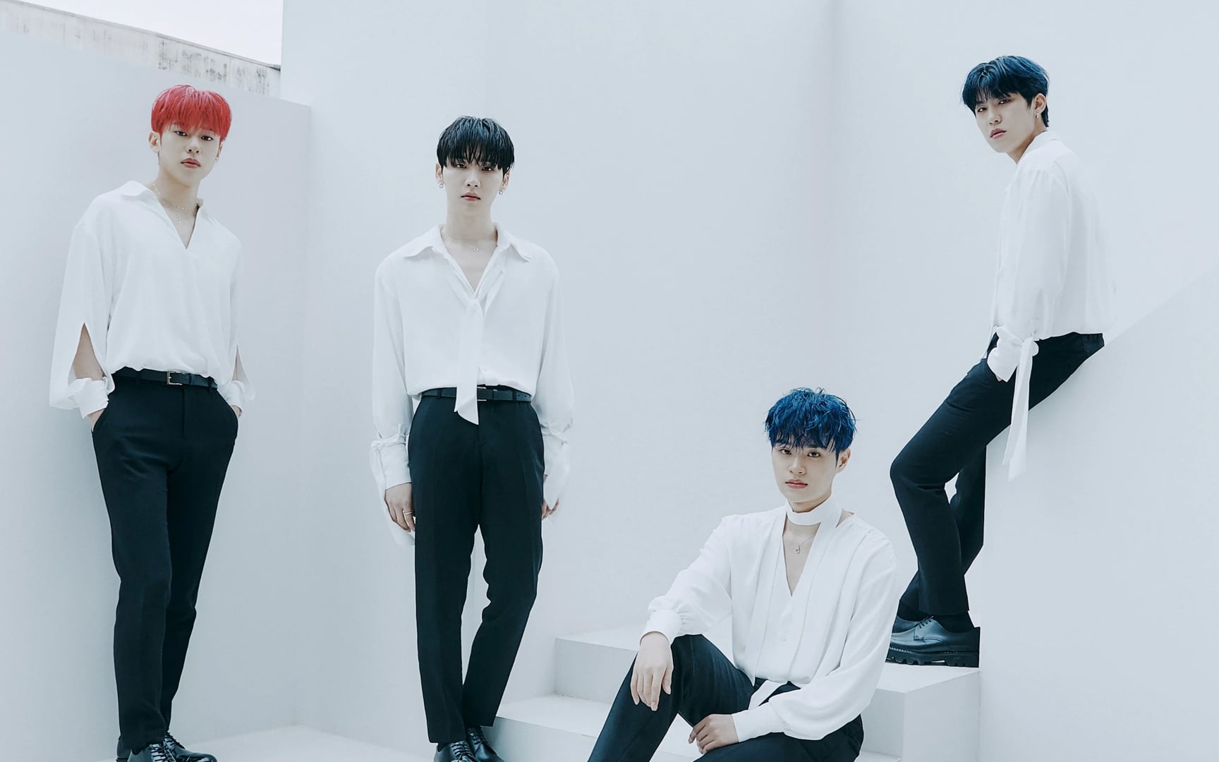 AB6IX members display their innocent charms in white in the new teaser ...