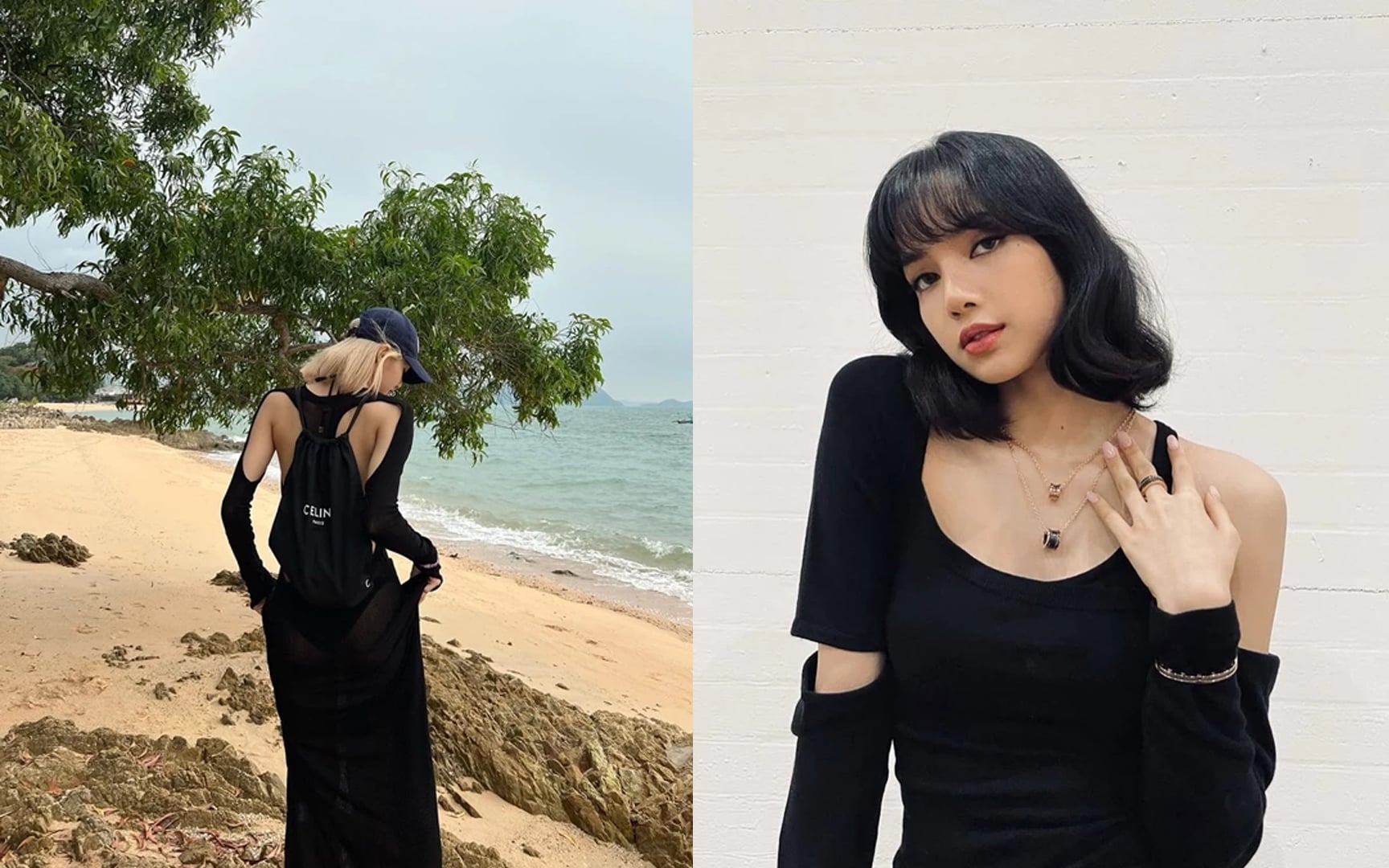 BLACKPINK's Lisa shows off her gorgeous figure wearing a beautiful maxi ...