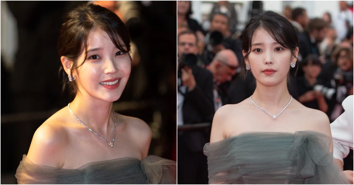 IU makes headlines for the necklace & earrings she wore at the 'Cannes ...