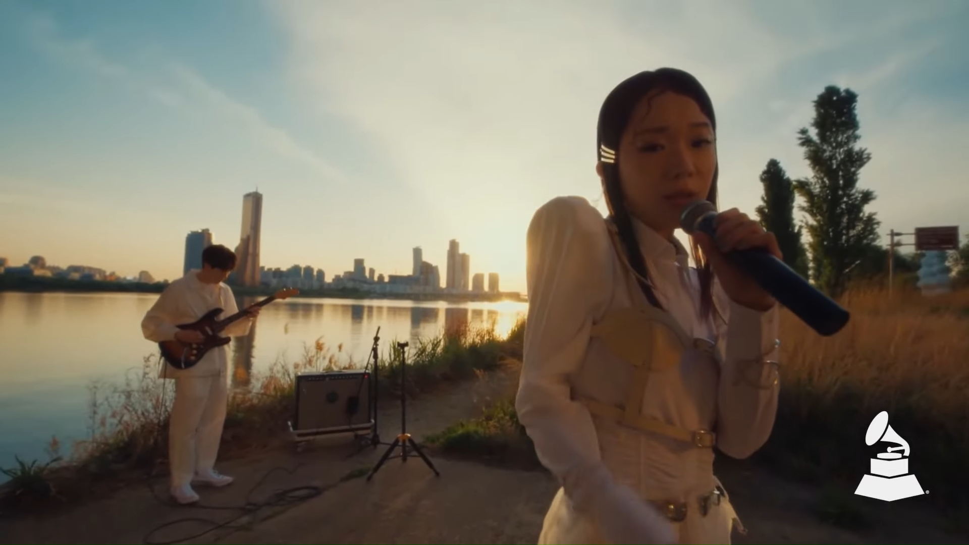 Katie Kim (KATIE) performs 'Thinkin Bout You' for 'GRAMMYs Global Spin ...