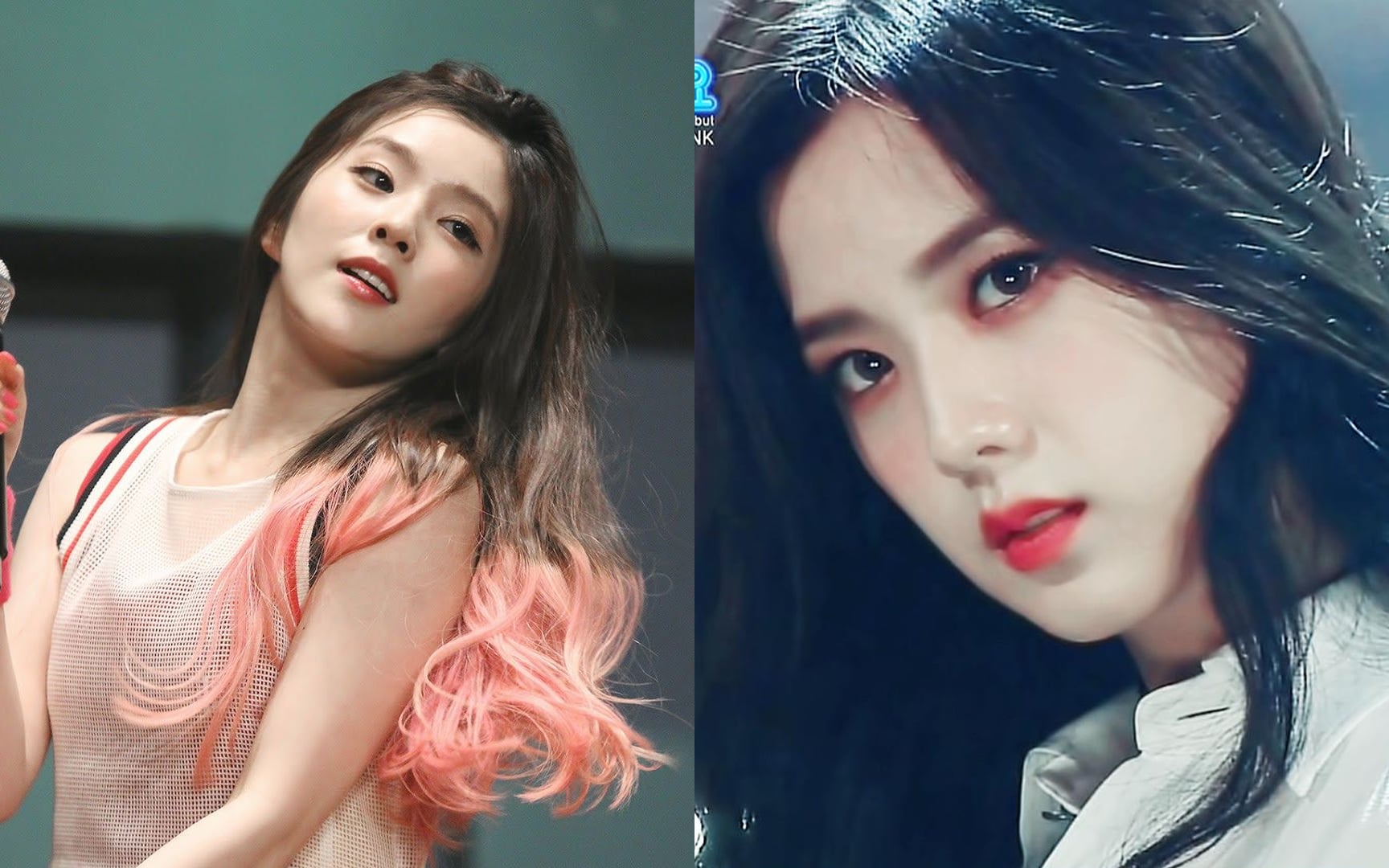Netizens say Red Velvet's Irene and BLACKPINK's Jisoo were visually on ...