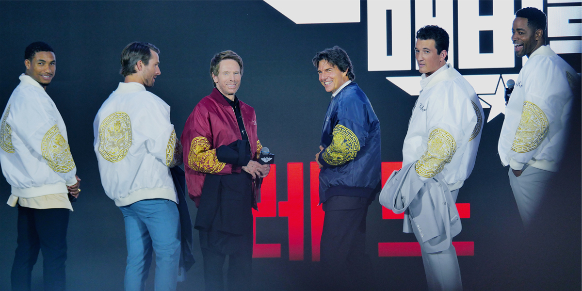 Netizens react to the cast of 'Top Gun: Maverick' striking K-Pop idol ...