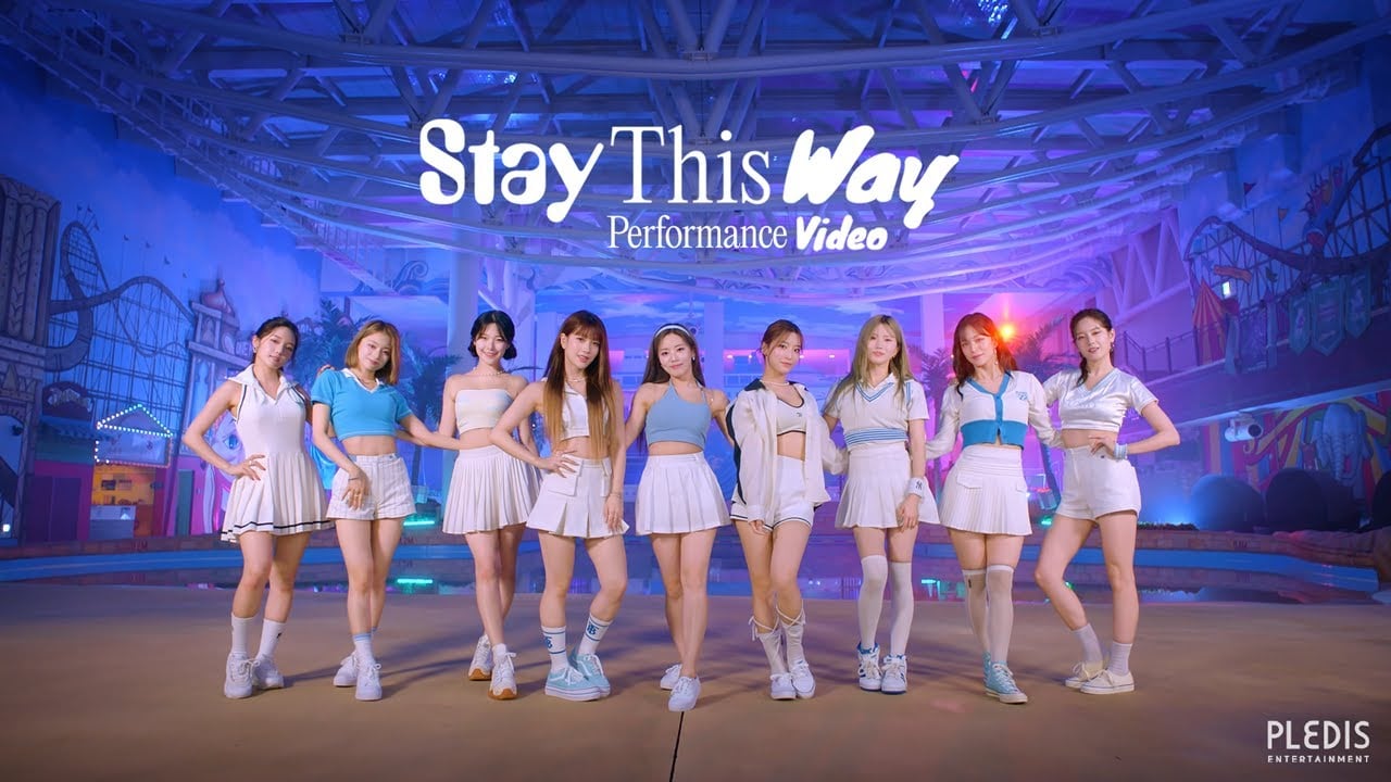Fromis 9 Reveal Poolside Stay This Way Performance Mv Allkpop
