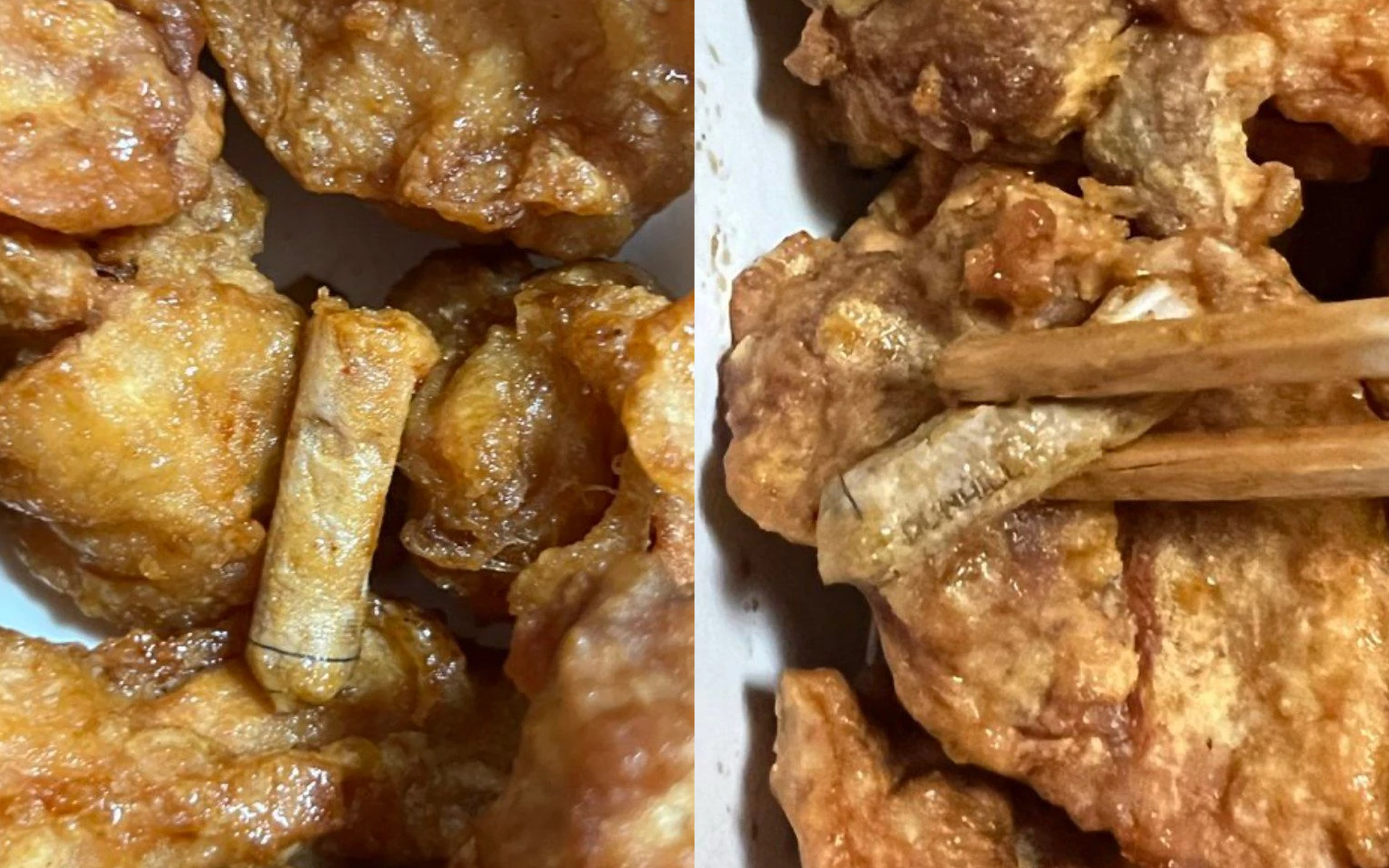 A customer finds a cigarette butt in their fried chicken | allkpop