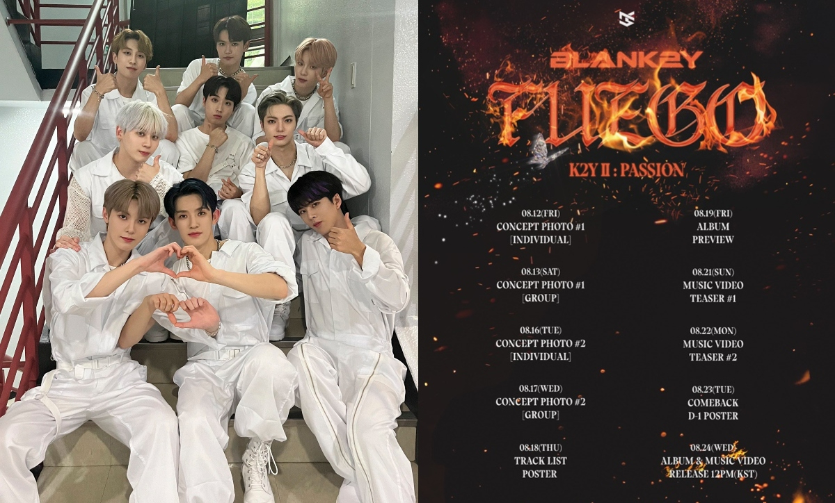 BLANK2Y raise anticipation for a fiery comeback with new timetable ...